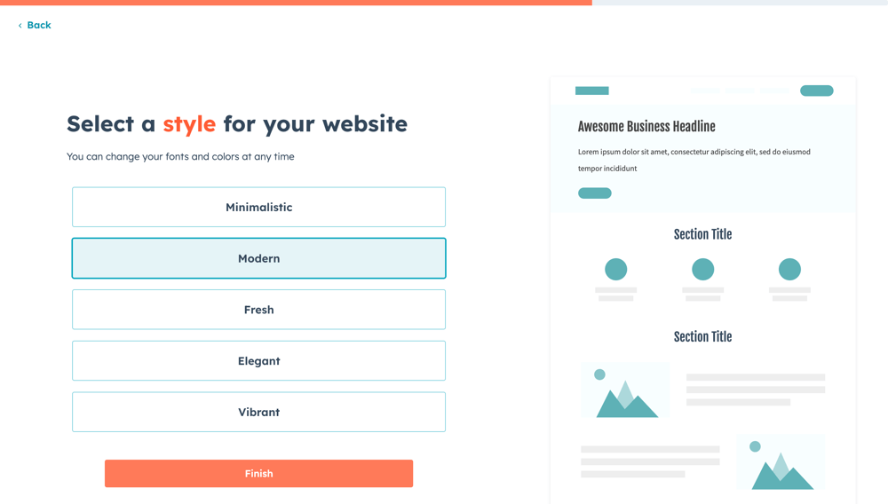 Free AI Website Generator for Business Websites | HubSpot