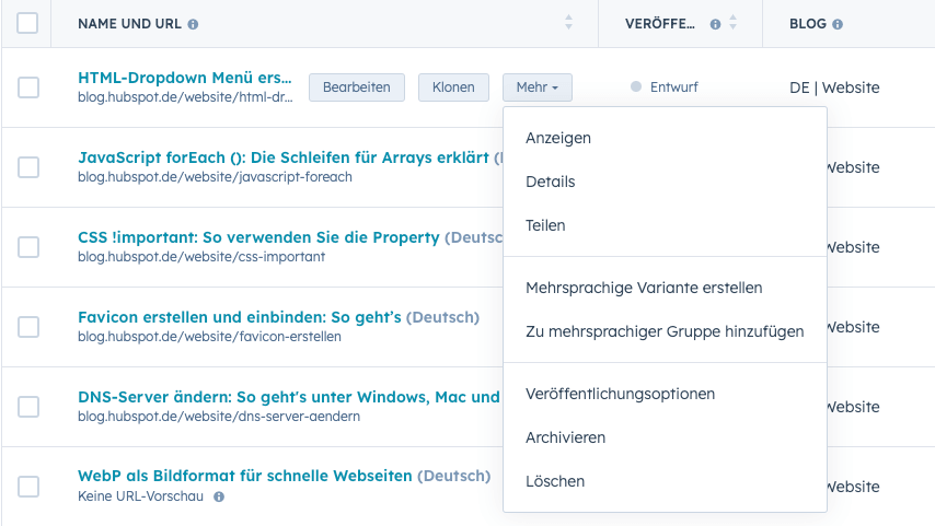 HTML-Dropdown Menü erstellen: So geht's (inkl. Beispiele)