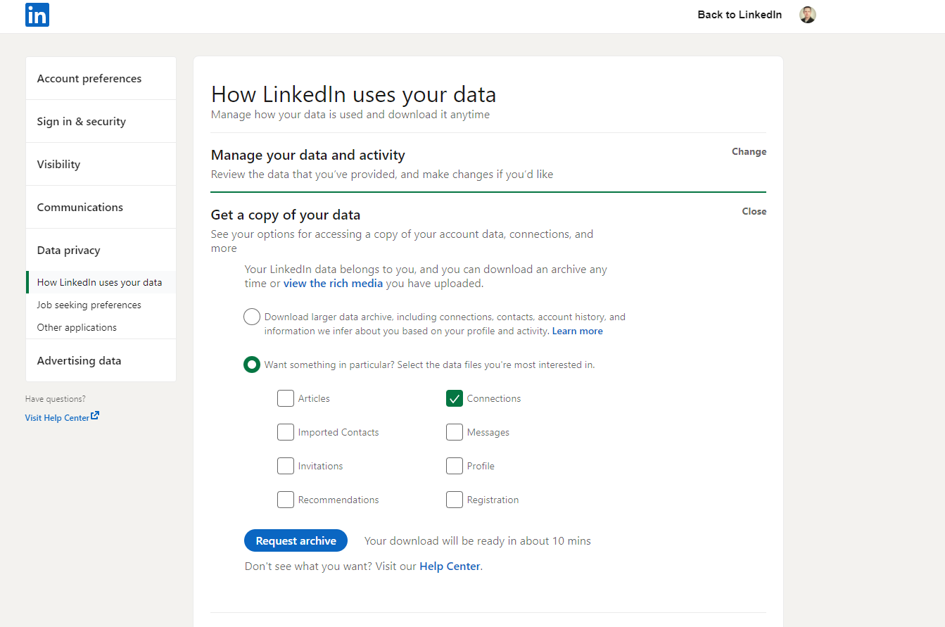 How to Export LinkedIn Contacts (& What to Do With Them)