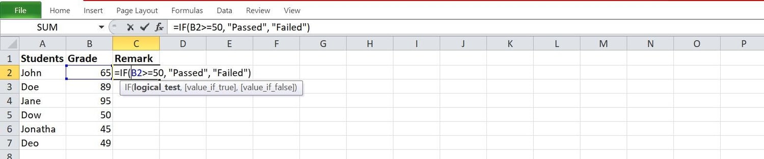 How to Use IF-THEN Statements in Excel