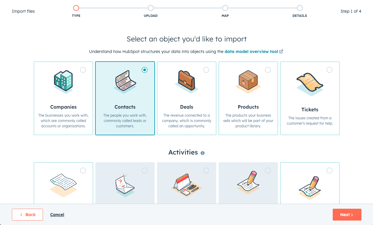 Importing Data into HubSpot