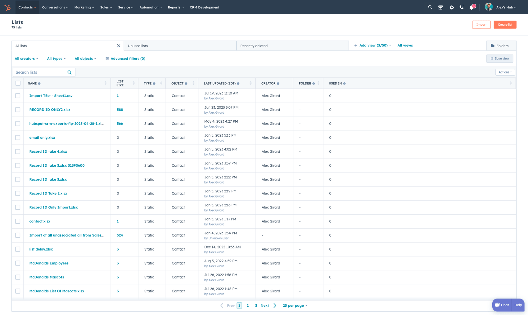 Importing Data Into Hubspot