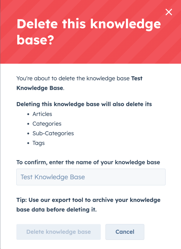 Create and manage multiple knowledge bases Create and manage multiple knowledge bases