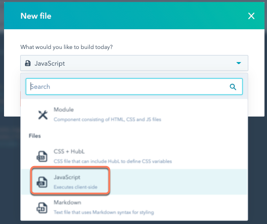 Add a JavaScript file to HubSpot