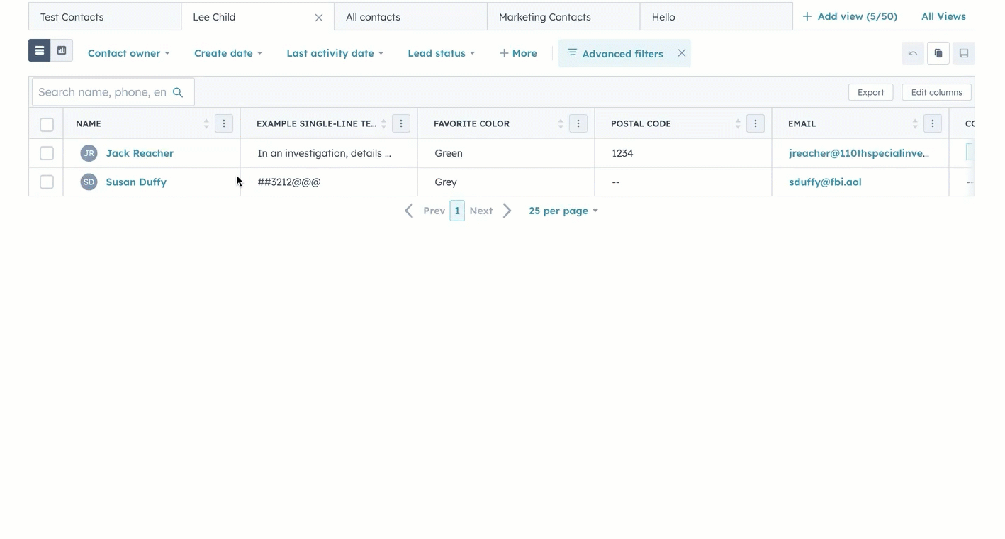 Set up automatic formatting for property rules
