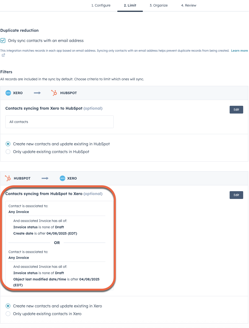 Connect HubSpot and Xero (Data Sync)