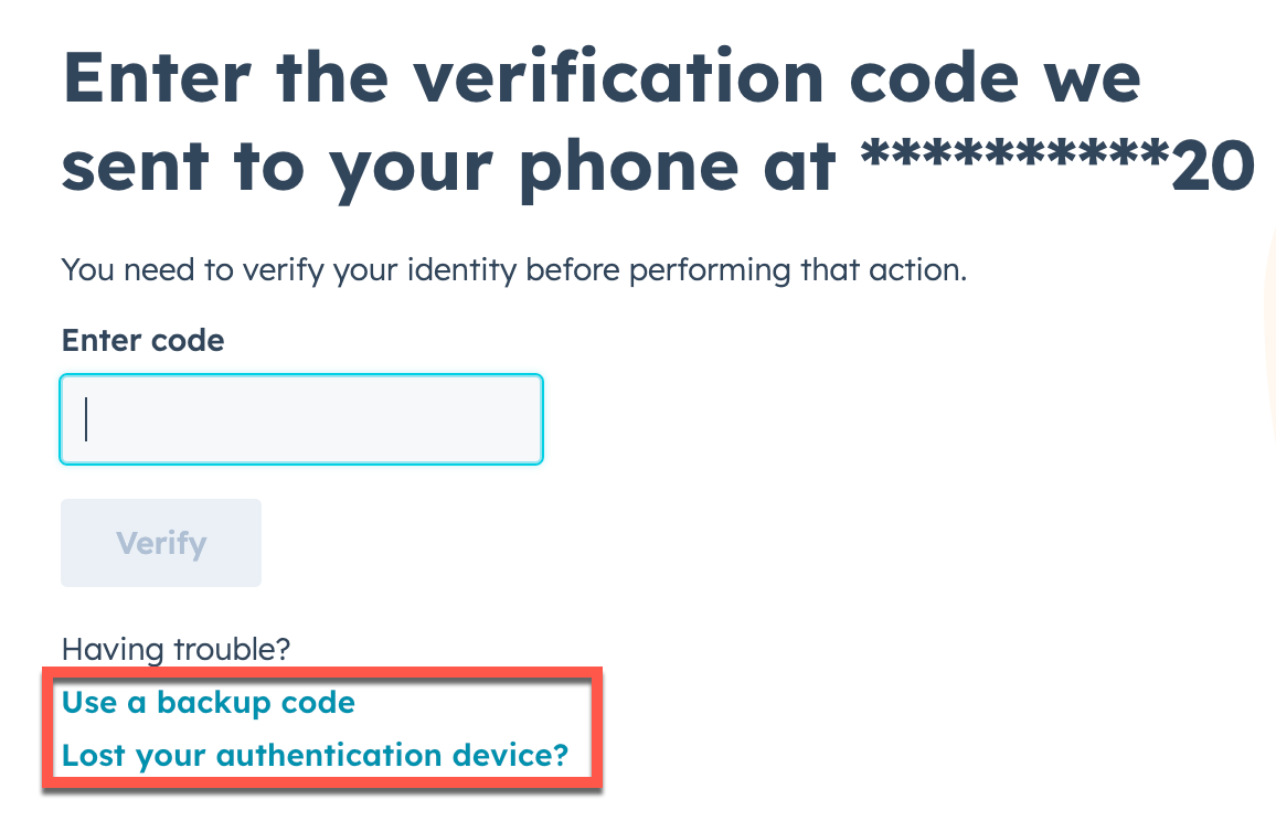Twee-factor authenticatie instellen voor je HubSpot login
