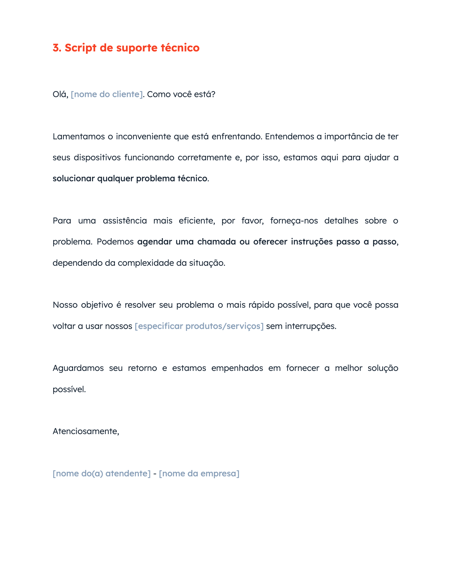 9 scripts de atendimento ao cliente | Templates grátis