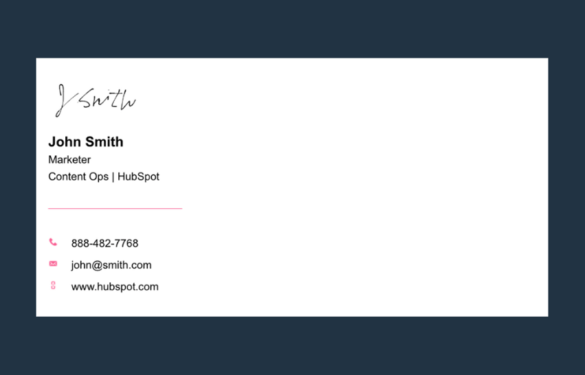 Handwritten Signature Generator | HubSpot