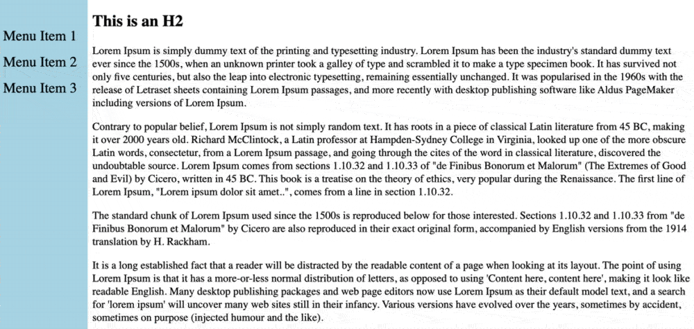CSS Sidebars: A Beginner's Guide