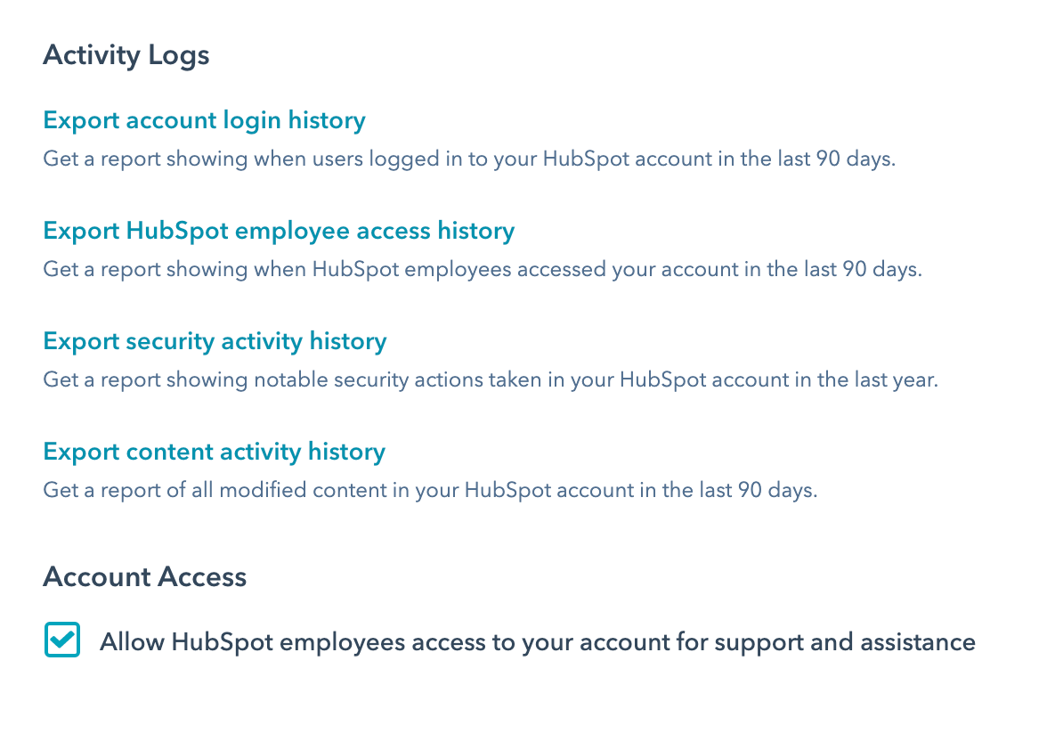 Admin Tools | HubSpot Admin Tools | HubSpot