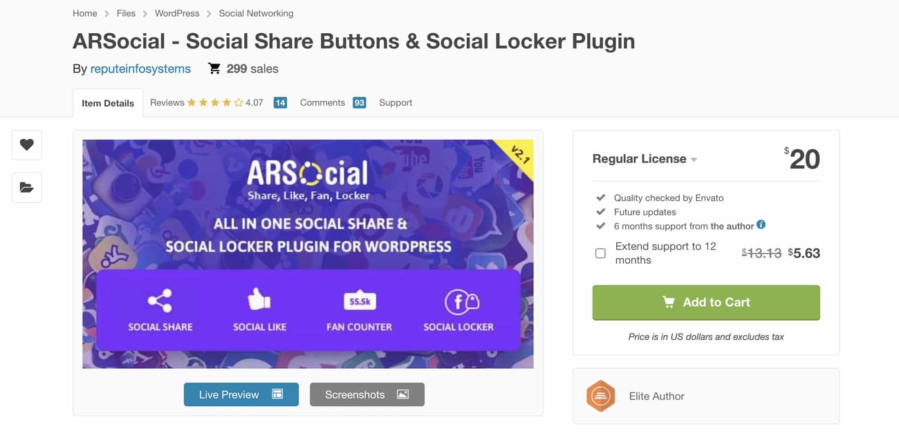 20+ Best Social Sharing Plugins for WordPress