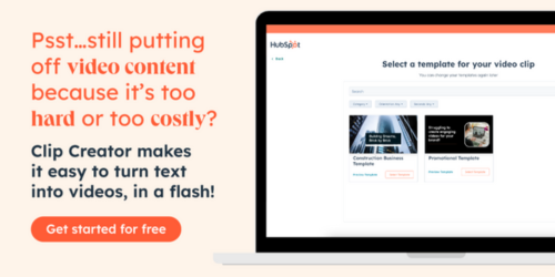 AI Video Ad Creator | HubSpot