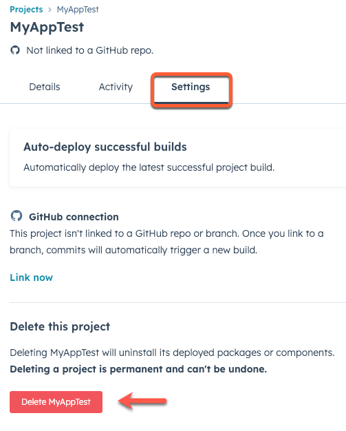 Creating public apps using projects (BETA) | HubSpot