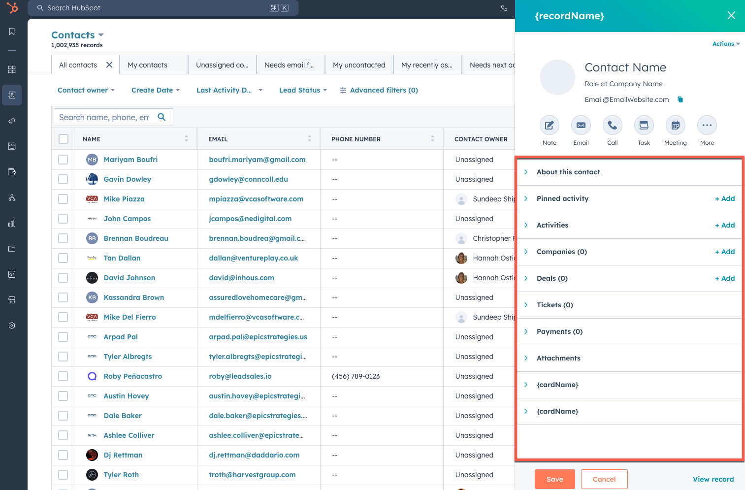 UI Extensions overview (BETA) | HubSpot