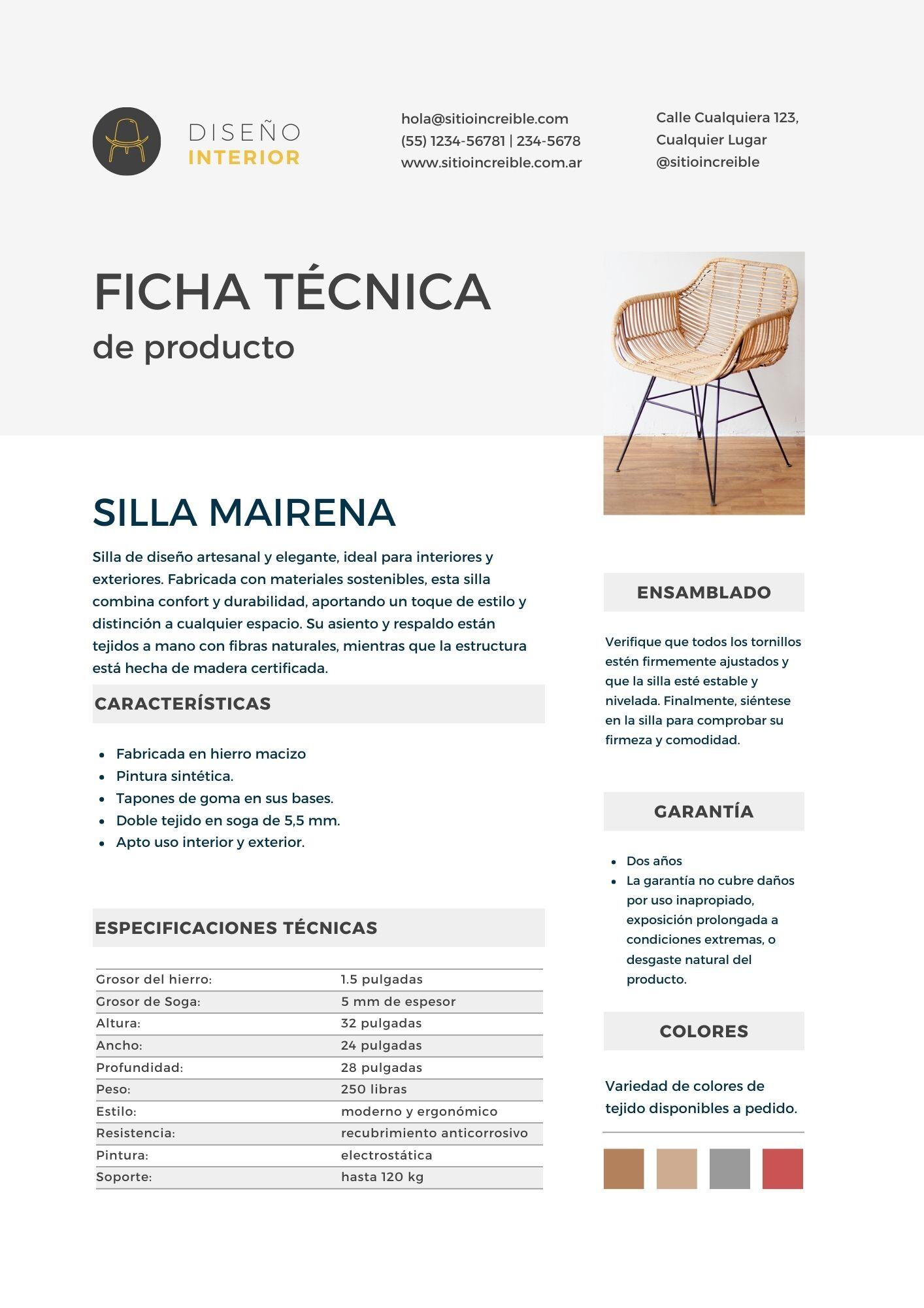 La ficha técnica de un producto: cómo se hace y ejemplos