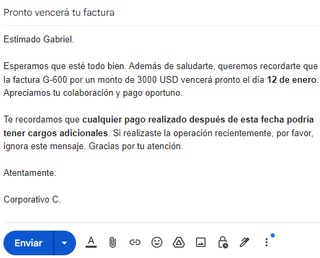 Cómo hacer un recordatorio de pago (y ejemplos)
